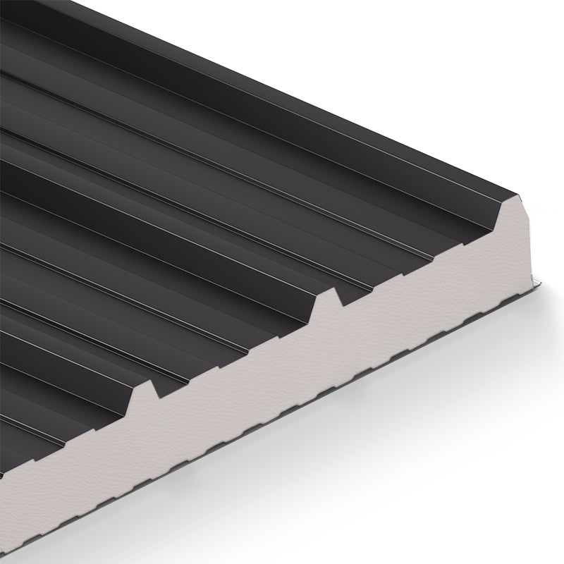 QuadCore KS1000RW Roof Panel - Black — The Insulated Panel Store